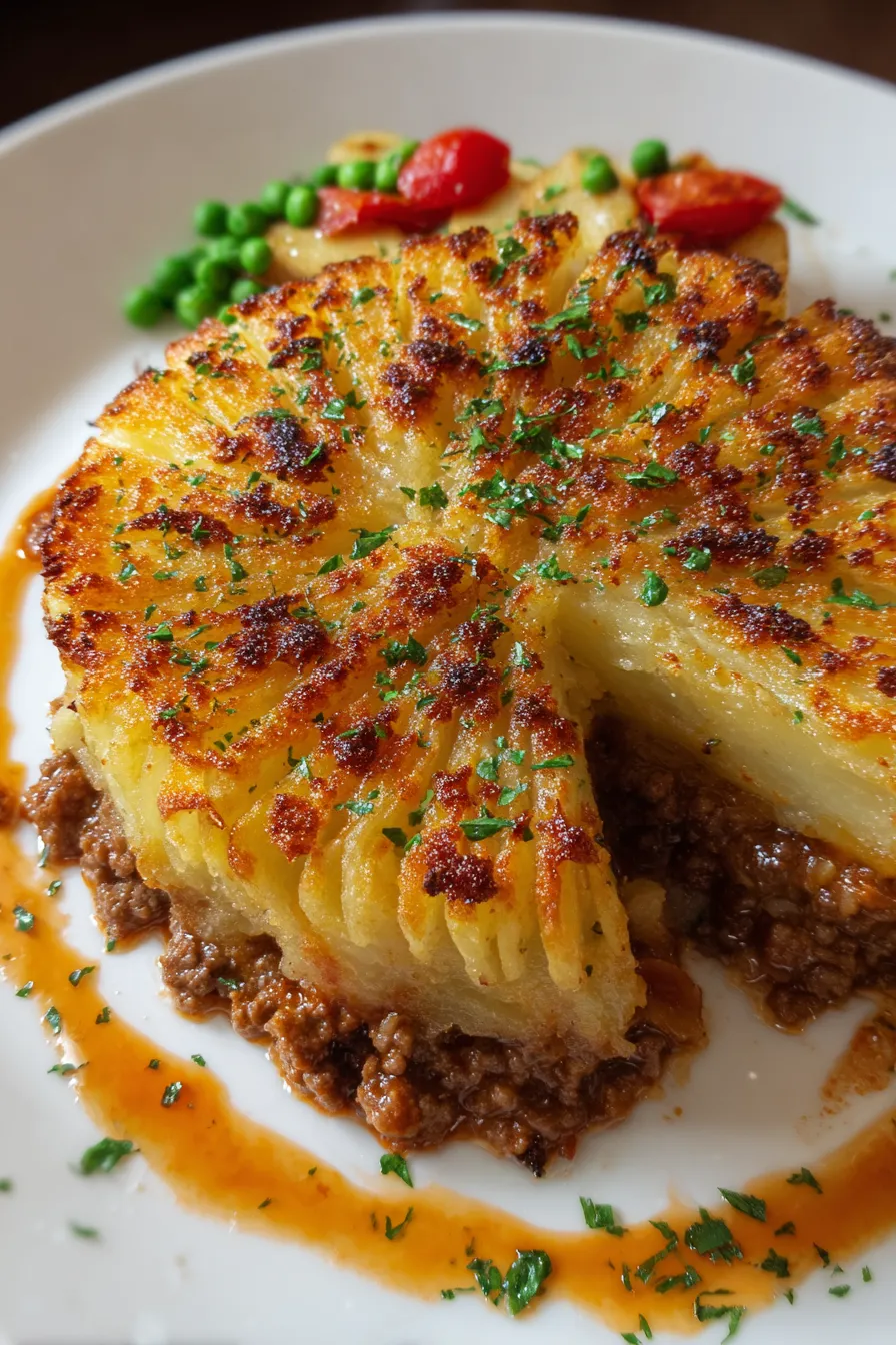 Crispy Potato Topped Meat Pie – Cooking With Laura