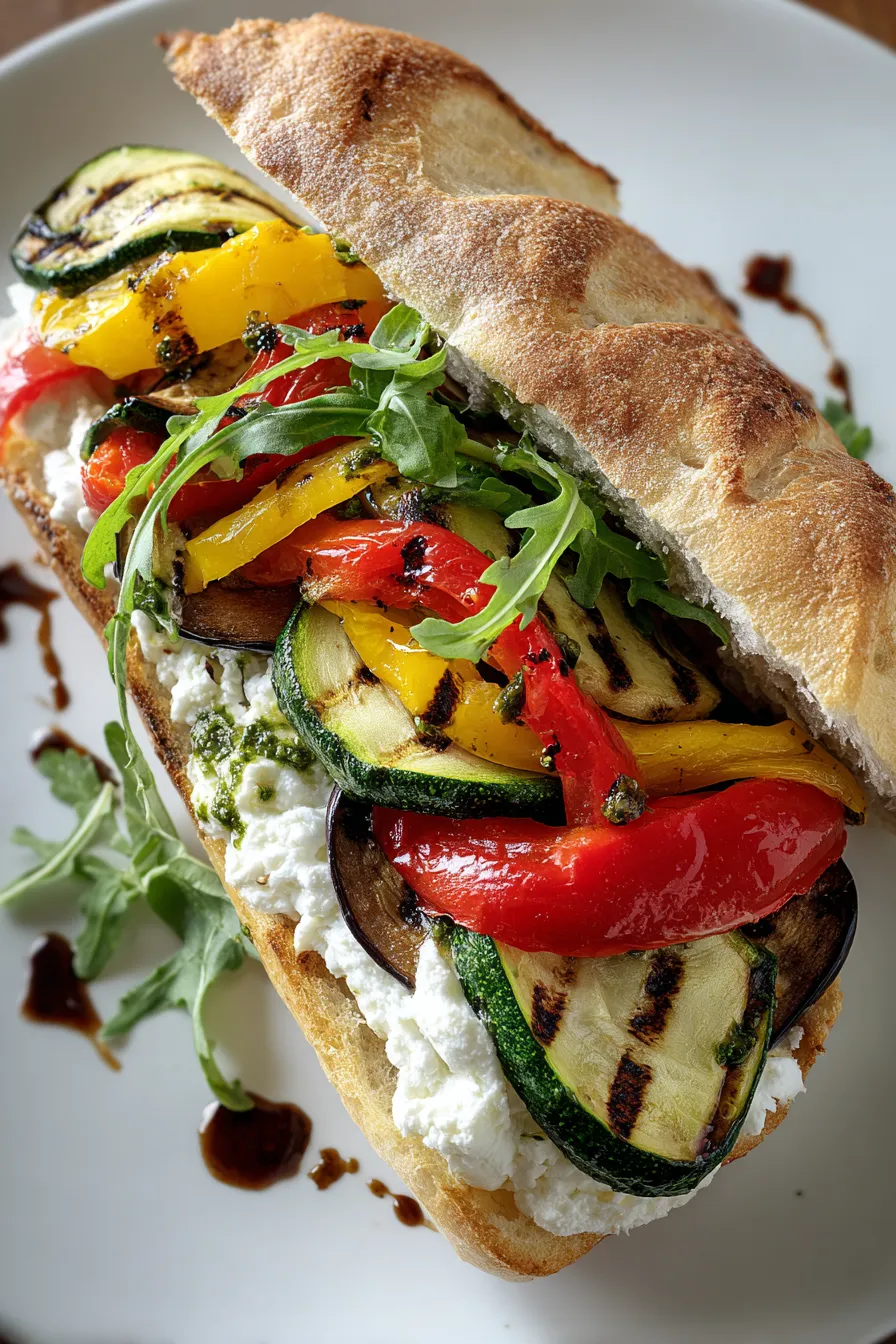 Grilled Veggie and Burrata Panini – Cooking With Laura