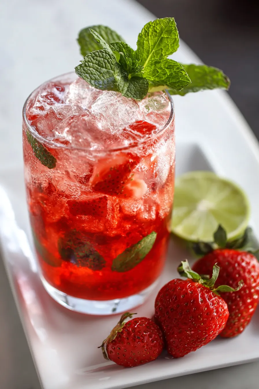 Strawberry Dirty Sprite – Cooking With Laura