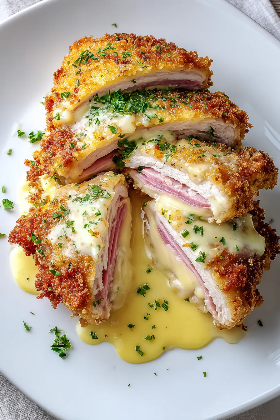 Creamy Chicken Cordon Bleu – Cooking With Laura