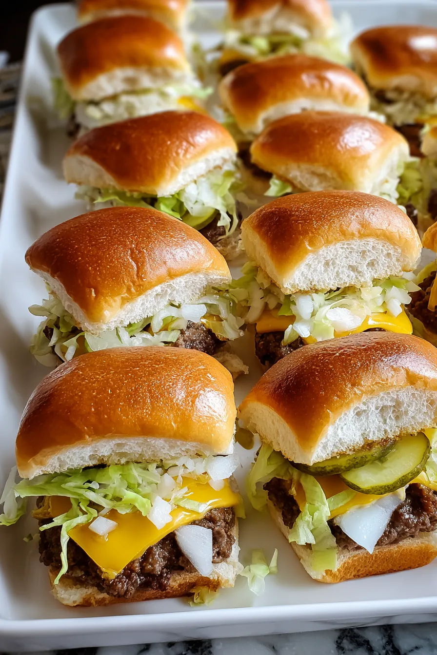 Ultimate Big Mac Sliders – Cooking With Laura