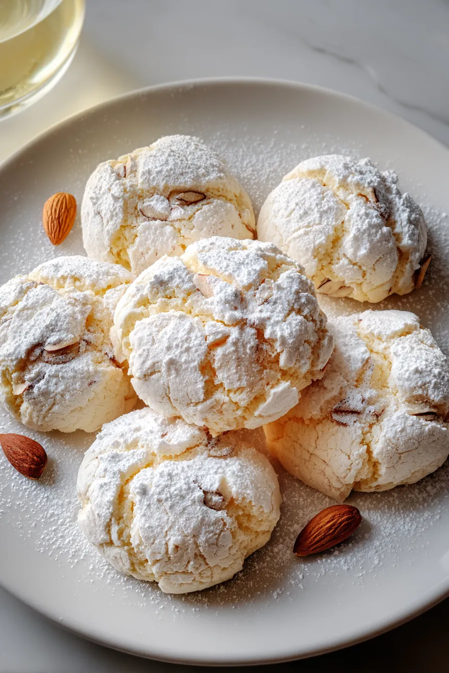 Almond Cloud Cookies – Cooking With Laura