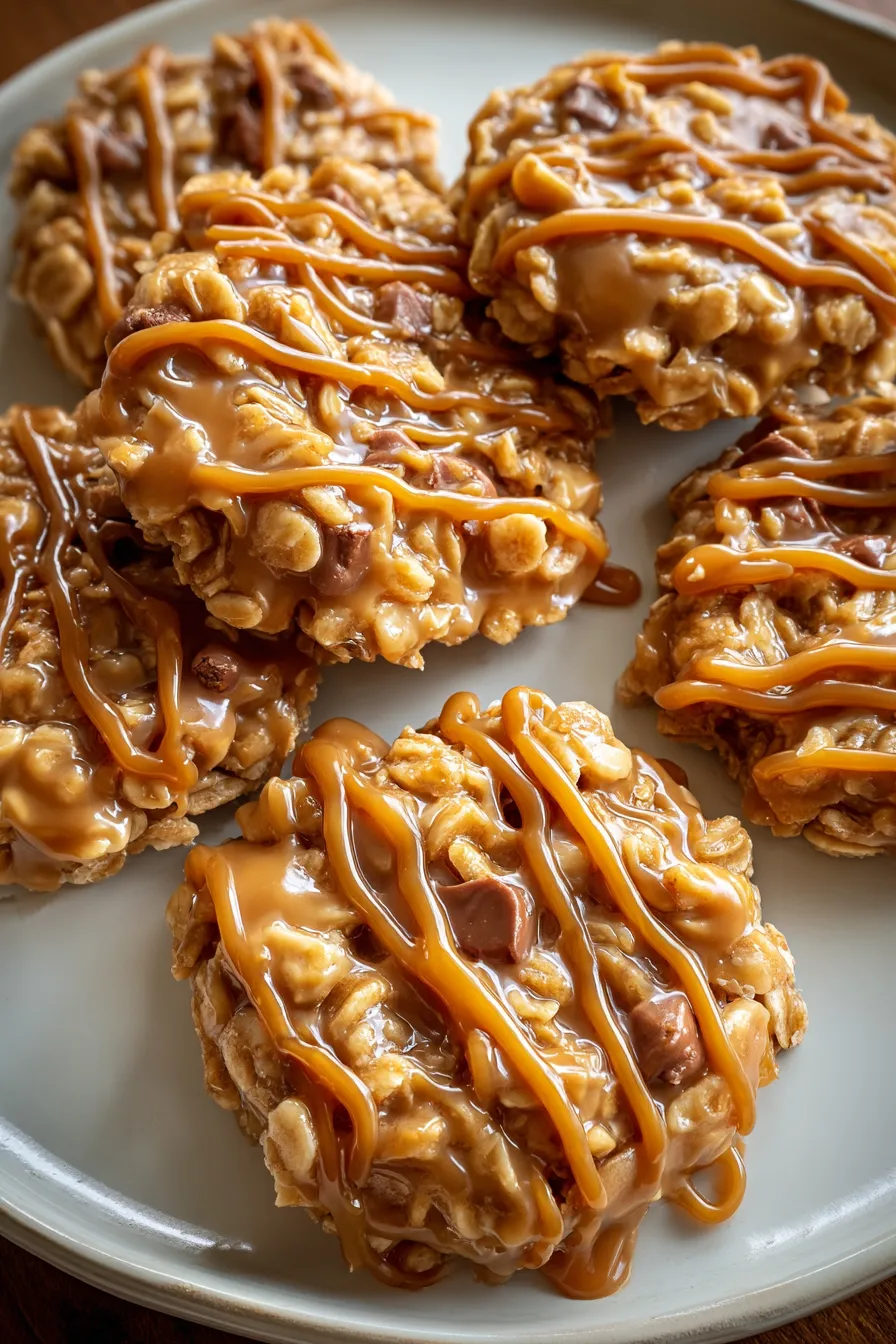 No-Bake Caramel Cookies – Cooking With Laura