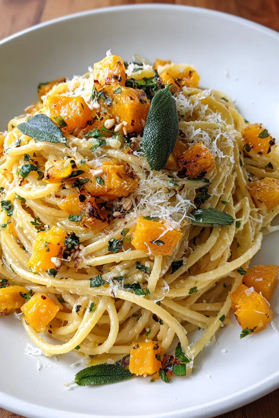 Butternut Squash & Sage Pasta – Cooking With Laura