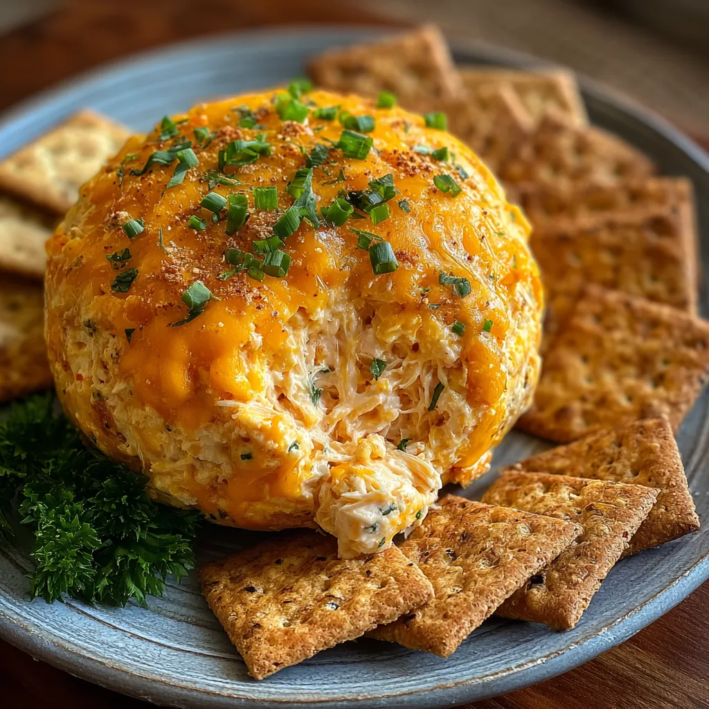 Crab Dip Cheese Ball – Cooking With Laura