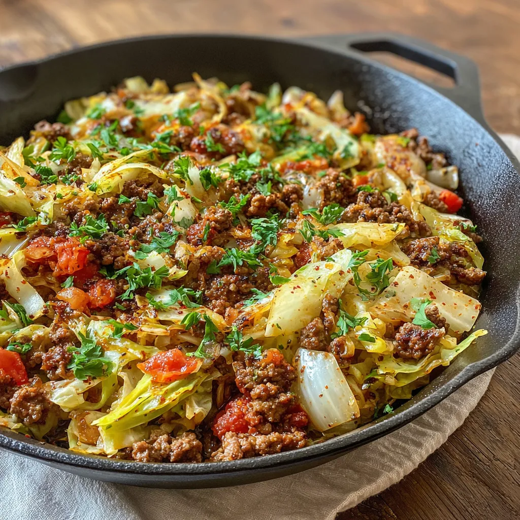 Paleo Cabbage Skillet – Cooking With Laura