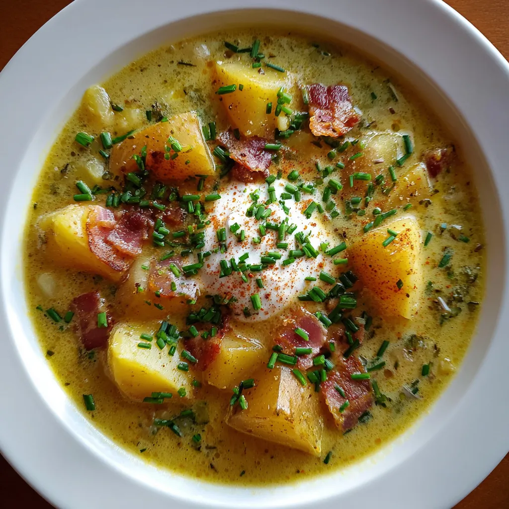 Hangover Cure Garlic Potato Soup – Cooking With Laura