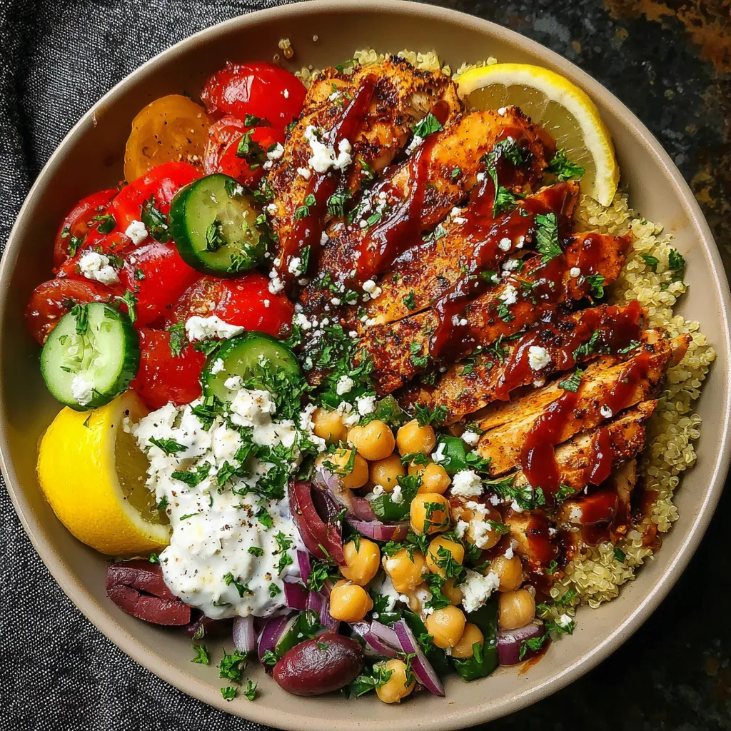 Mediterranean Chicken Bowl – Cooking With Laura