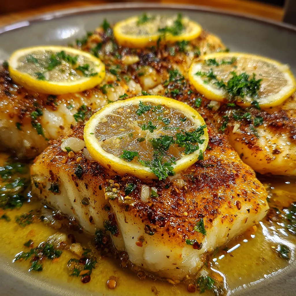 Lemon Garlic Butter Cod – Cooking With Laura