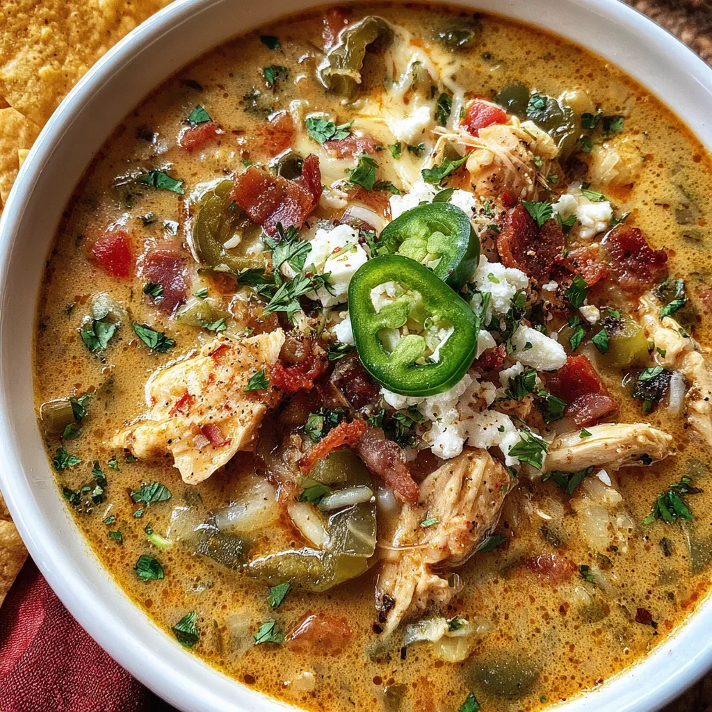 Spicy Jalapeño Popper Chicken Soup – Cooking With Laura