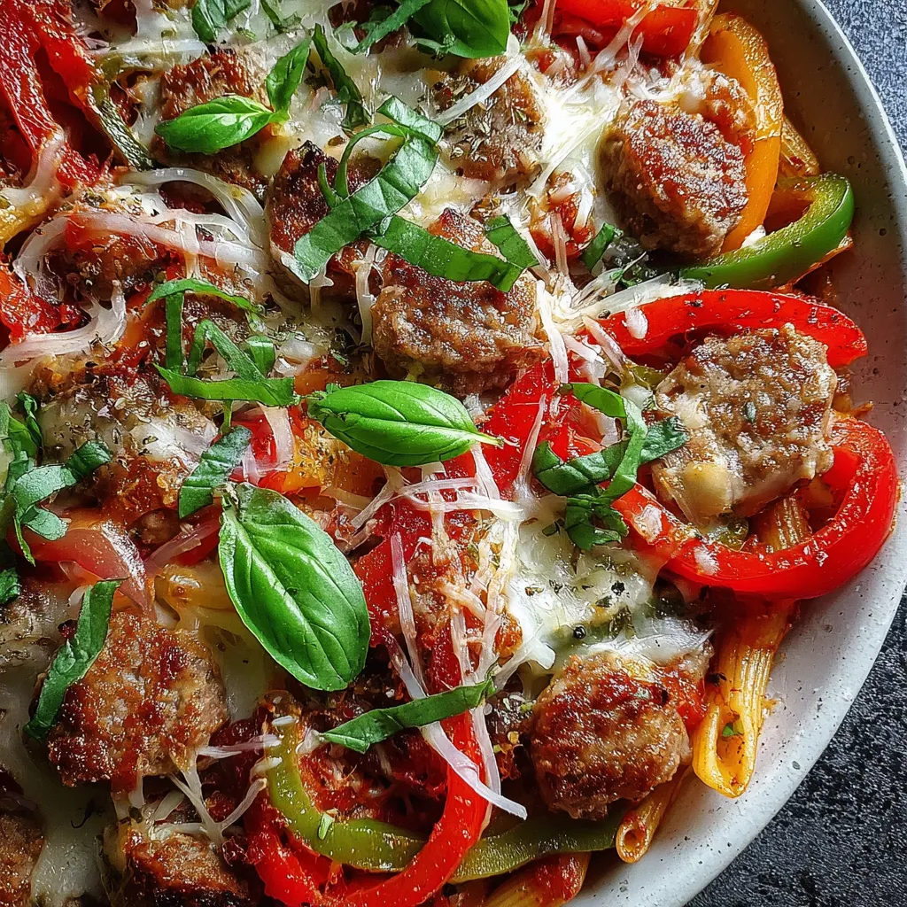 Italian Sausage & Pepper Casserole – Cooking With Laura