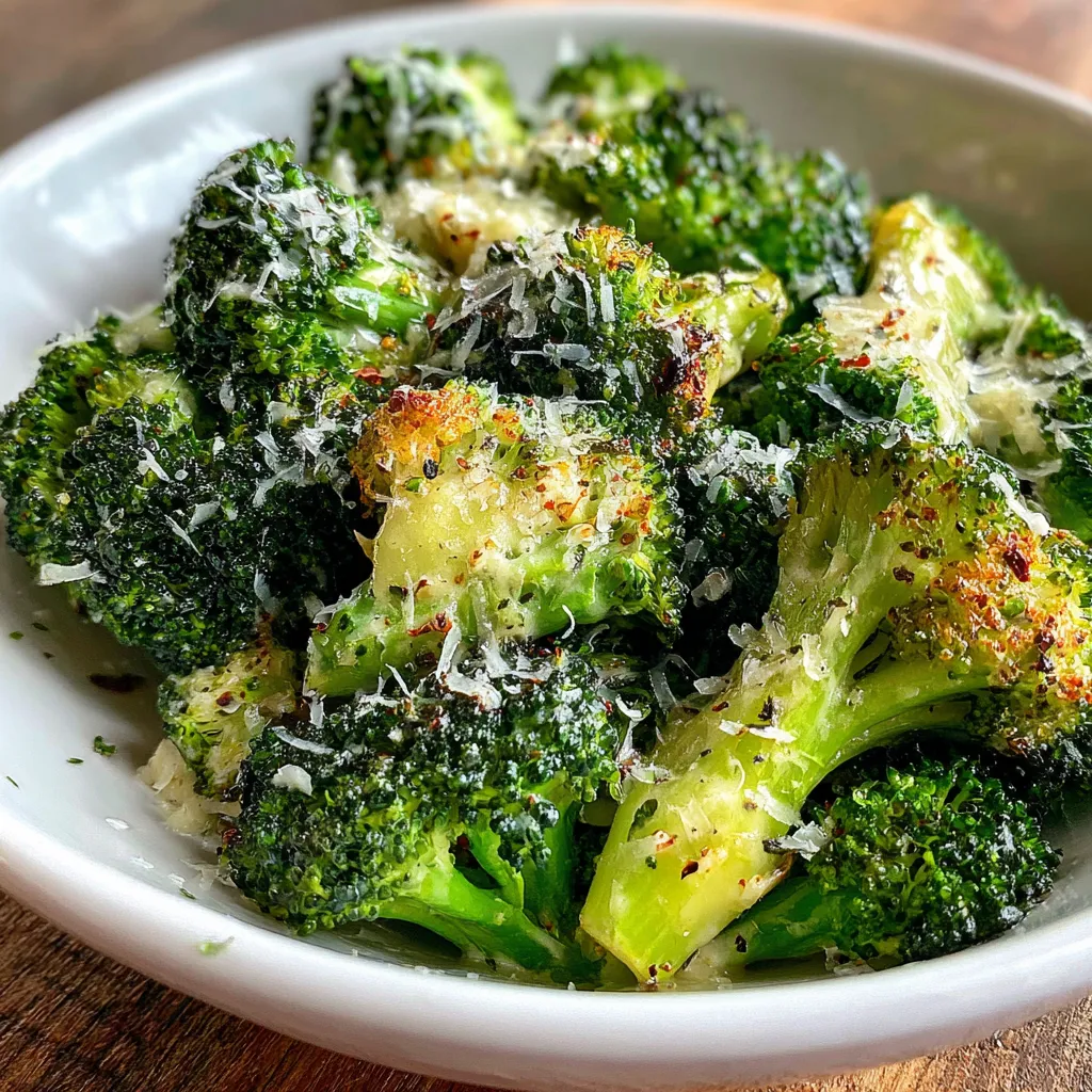Creamy Garlic Parmesan Broccoli – Cooking With Laura