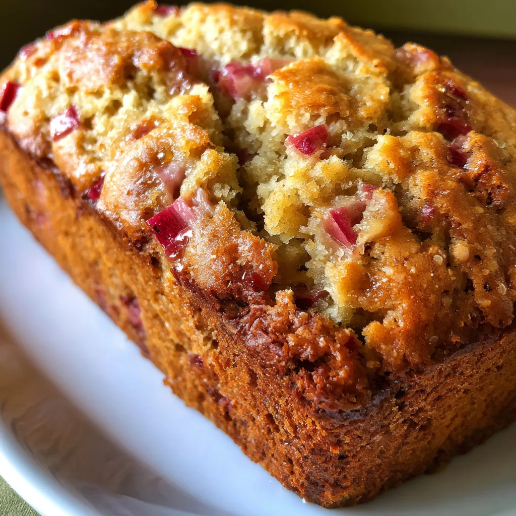 Moist Rhubarb Bread with Oil and Applesauce – Cooking With Laura