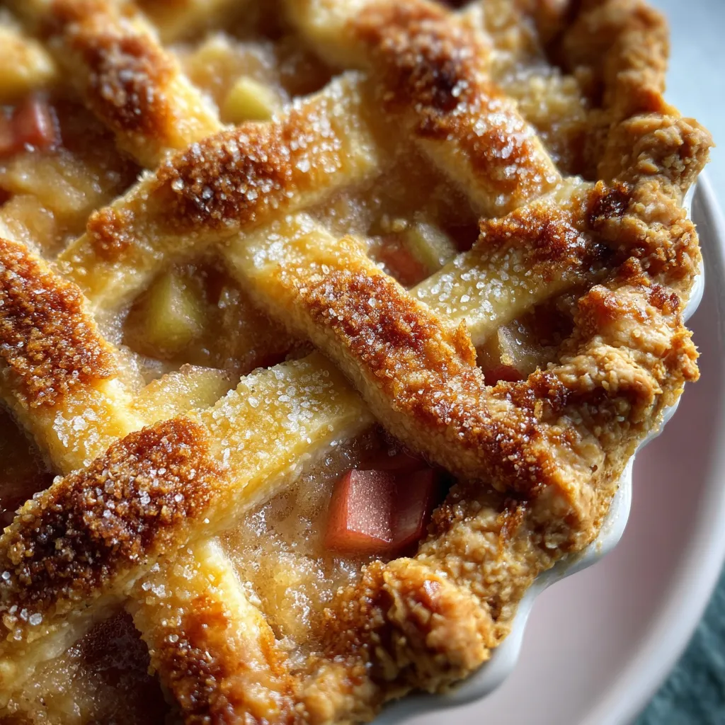 Traditional Amish Rhubarb Custard Pie – Cooking With Laura