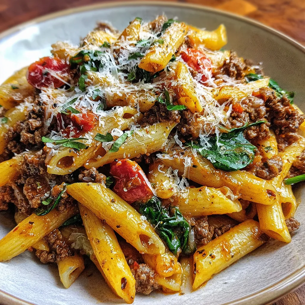 High Protein Pasta With Beef and Healthy Sauce – Cooking With Laura