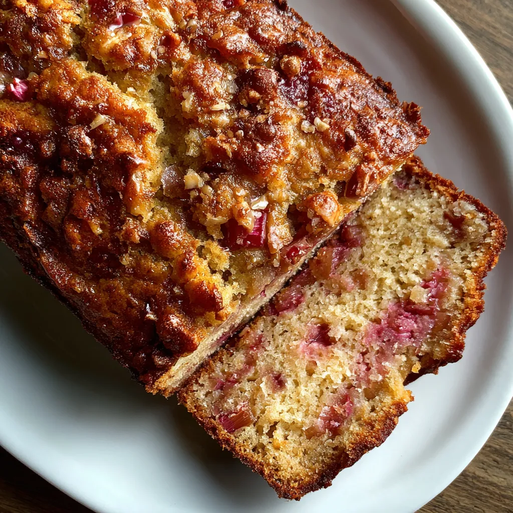 Moist Sweet-Tart Rhubarb Quick Bread – Cooking With Laura