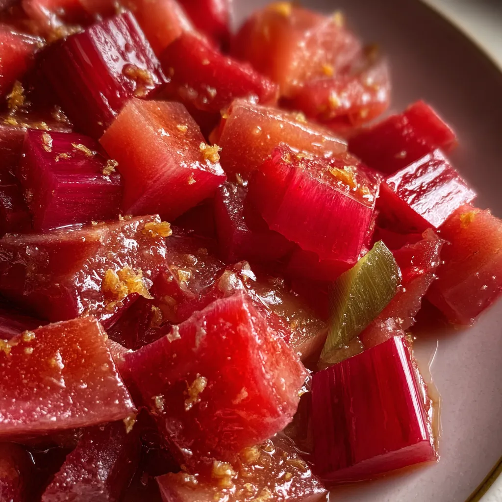 Tangy Rhubarb Sauce – Cooking With Laura