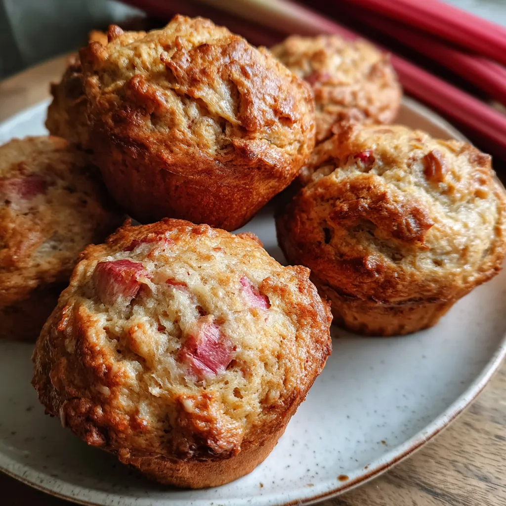 Rhubarb Muffins With Yogurt – Cooking With Laura