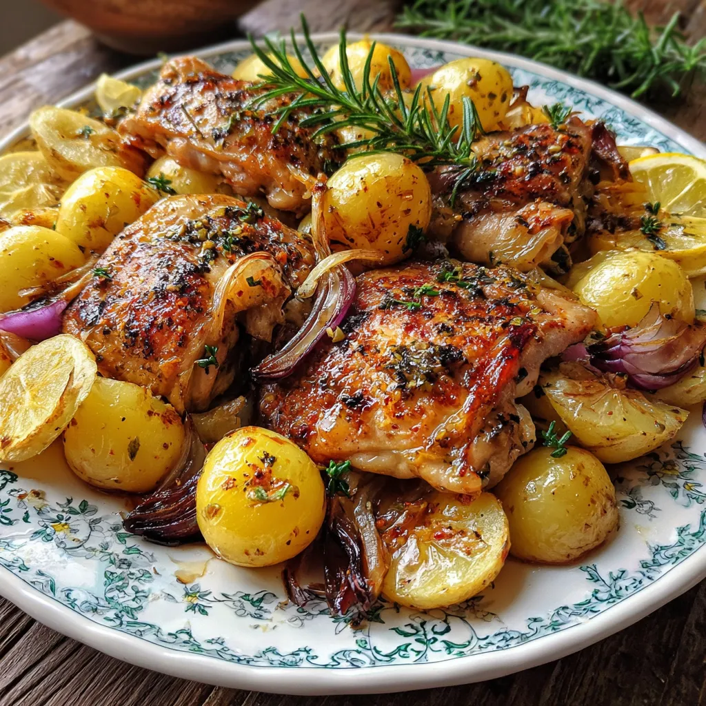 One Pan Chicken and Potatoes – Cooking With Laura