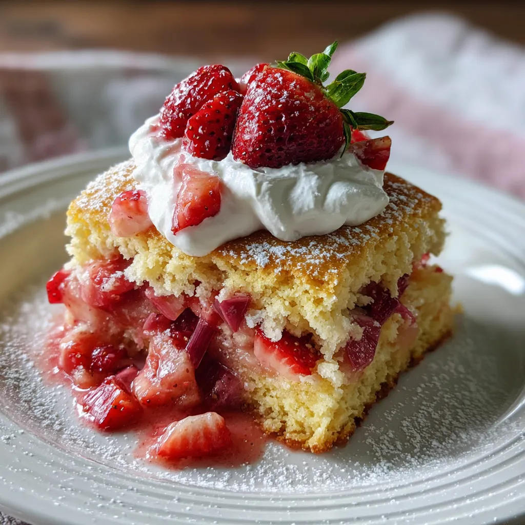 Strawberry Rhubarb Shortcake – Cooking With Laura